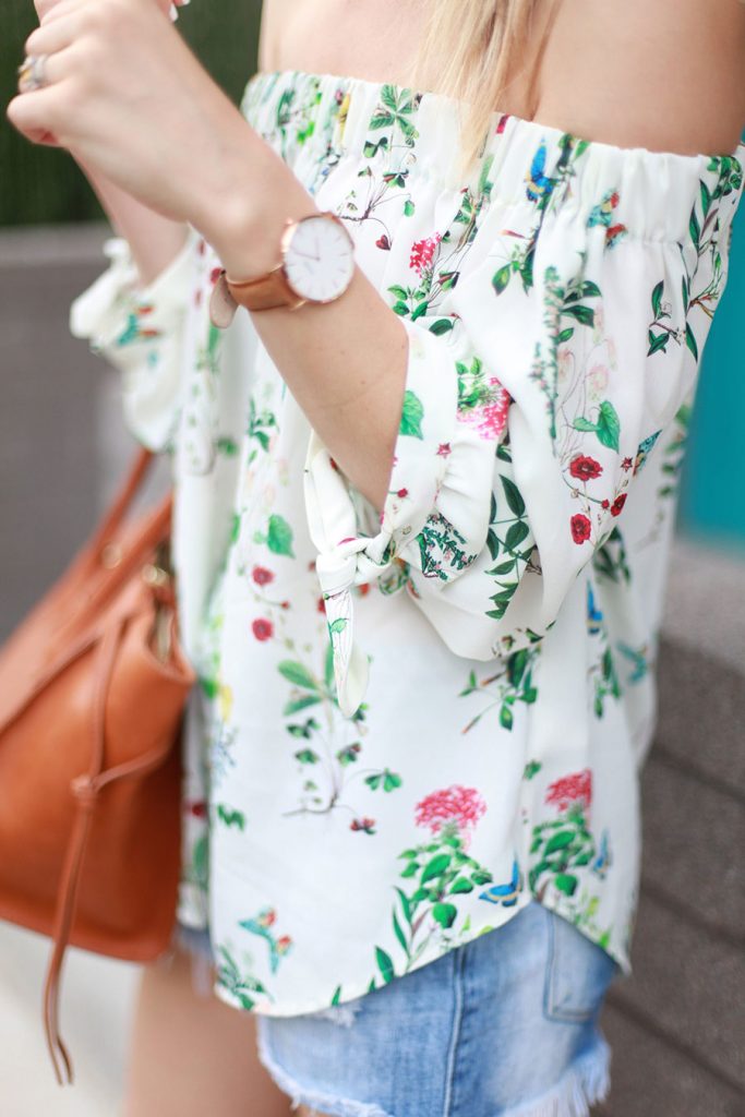 Floral Off The Shoulder Top | Summer Fashion | Life By Lee